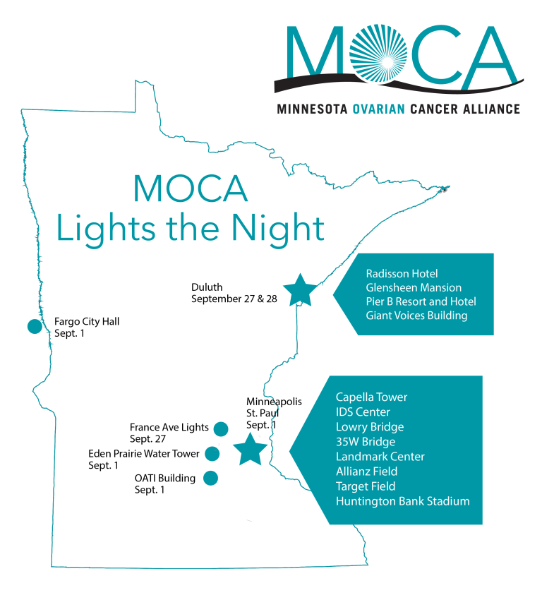 MOCA Lights the Night Teal – MOCA